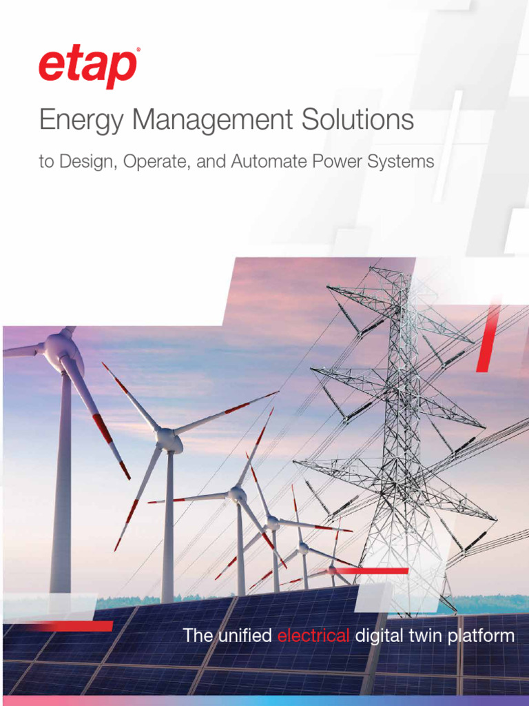 Etap Solutions Overview | PDF | Electrical Grid | Electric Power Distribution