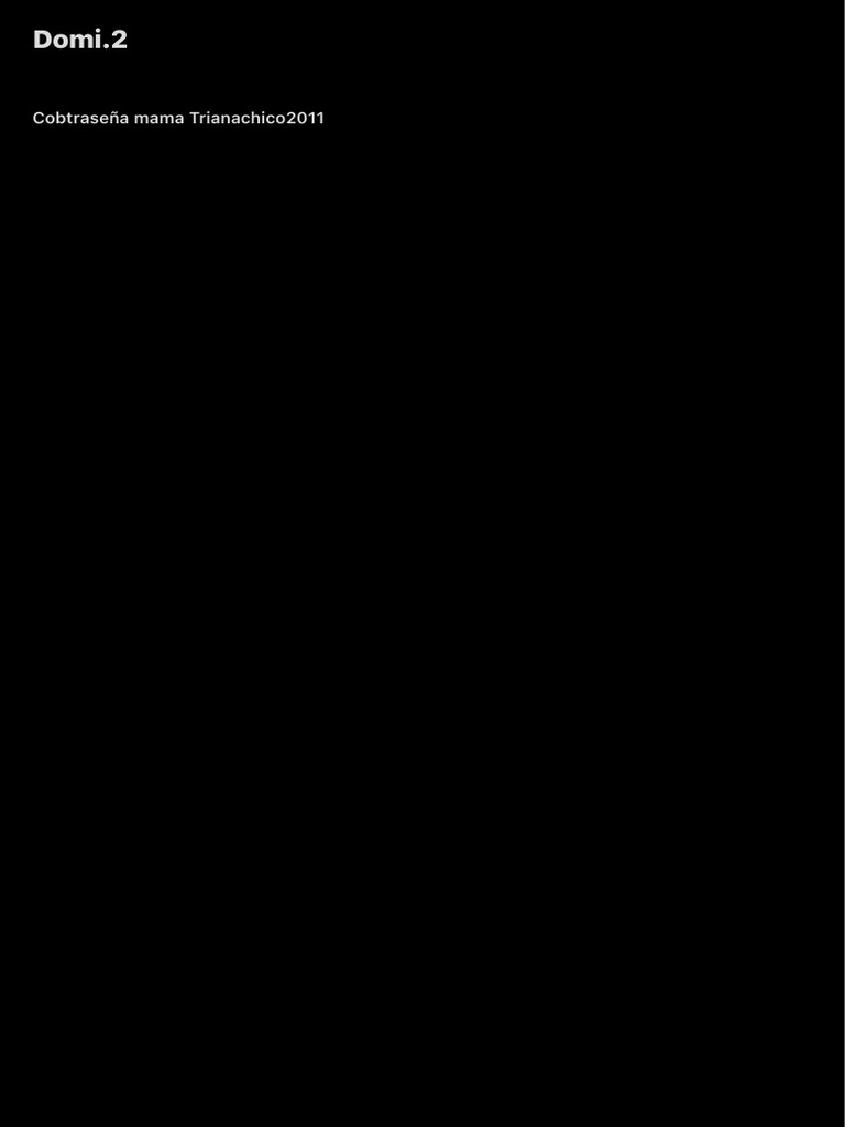 Manual Domi 2: Acceso y Contraseña | PDF