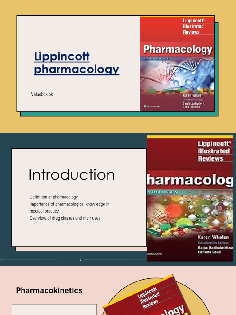 Lippincott Pharmacology Overview Guide | PDF | Pharmacology | Biochemistry