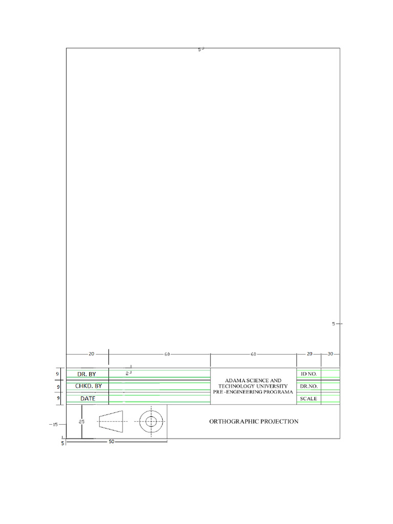 Drawing Title Block A4 2024 | PDF