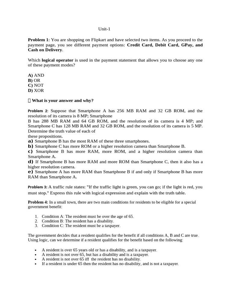 Situation Based Question Complied | PDF | Recurrence Relation | Truth
