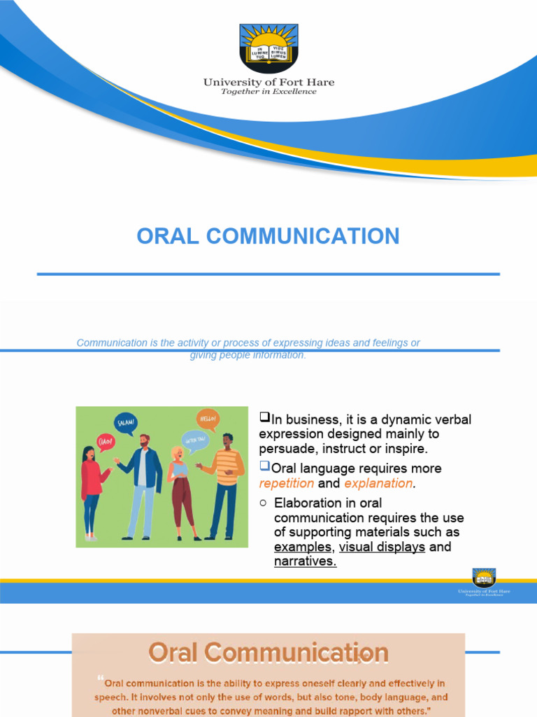 Oral Communication | PDF | Communication | Public Speaking