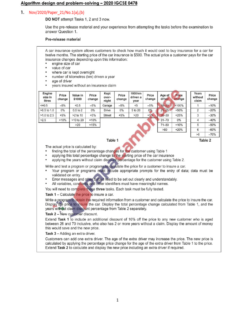2020 Algorithm Design And Problem Solving Igcse 0478 Pdf 5914