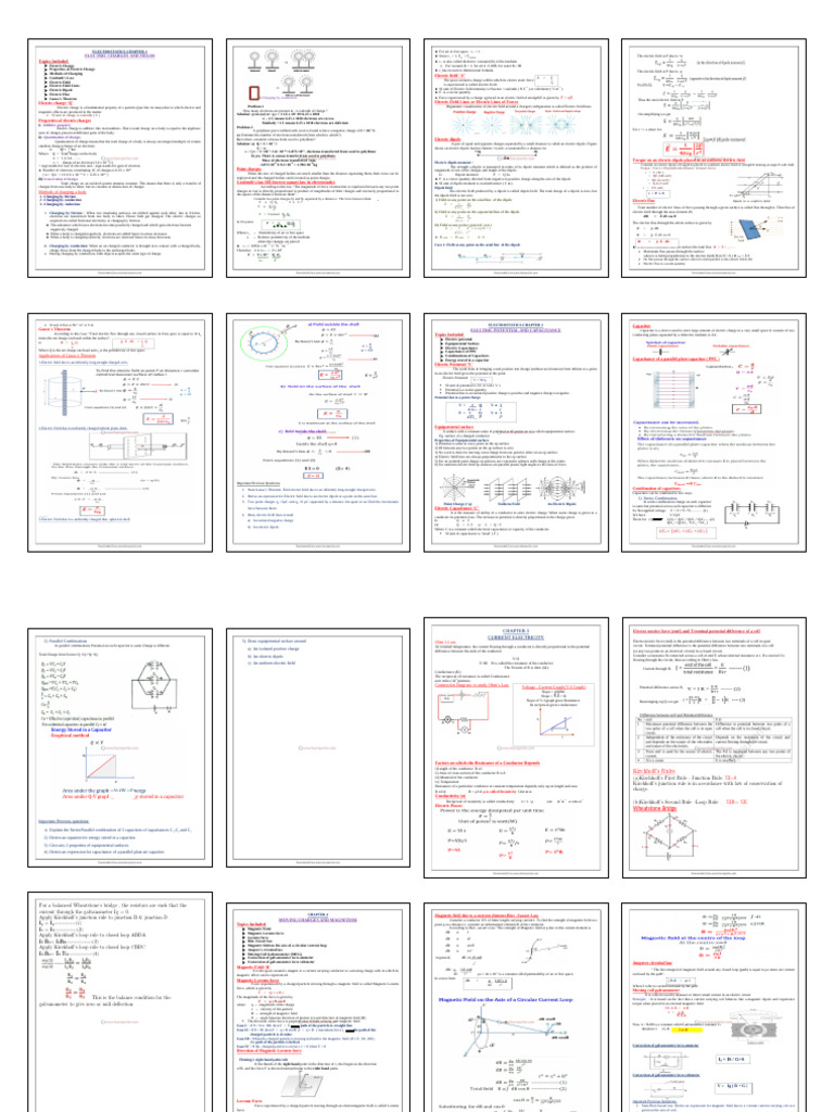 Physics Micro | PDF | Electric Field | Capacitance