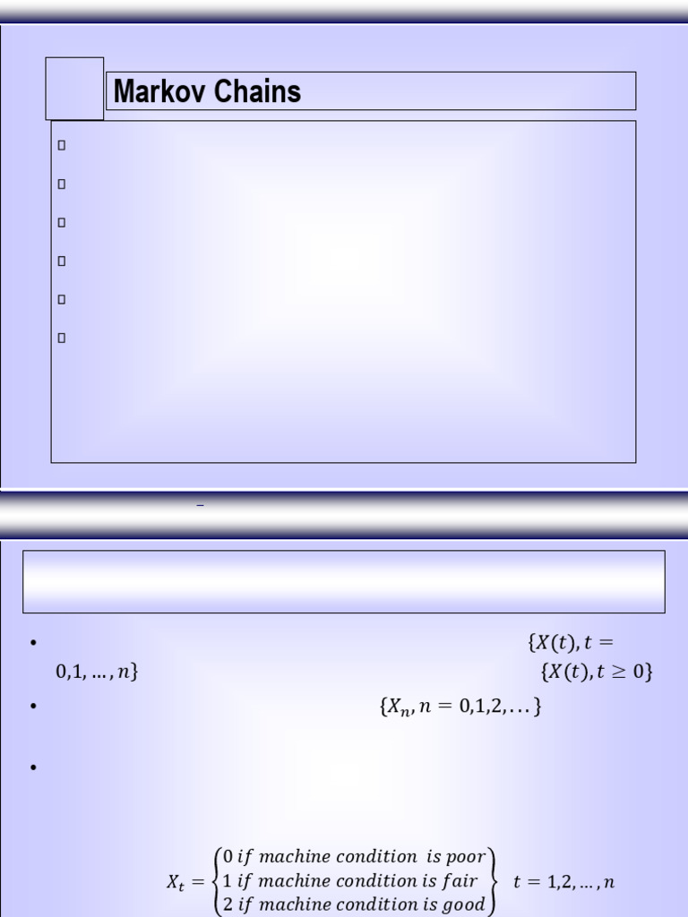 Chapter 8 - Markov Chains | PDF | Markov Chain | Stochastic Process