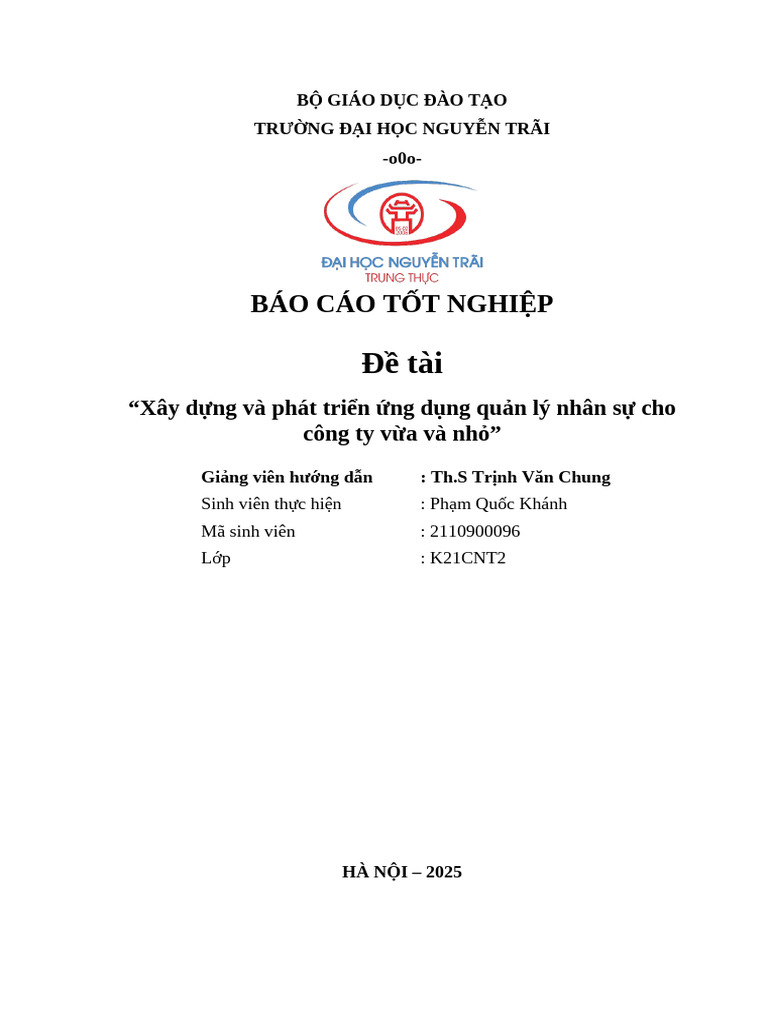 bao cao thuc tap | PDF
