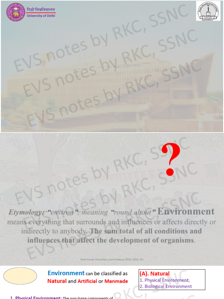 AEC Introduction To Environmental Studies - For - Students | PDF ...