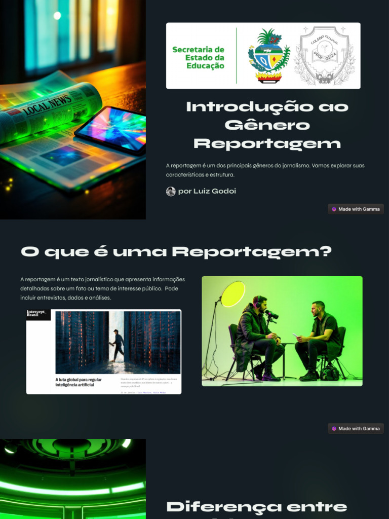 Introducao Ao Genero Reportagem | PDF