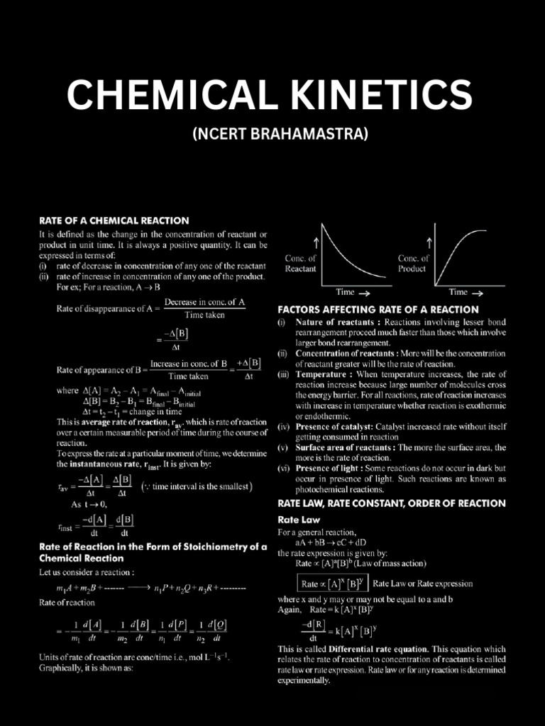 Chemical Kinetics.pdf | PDF