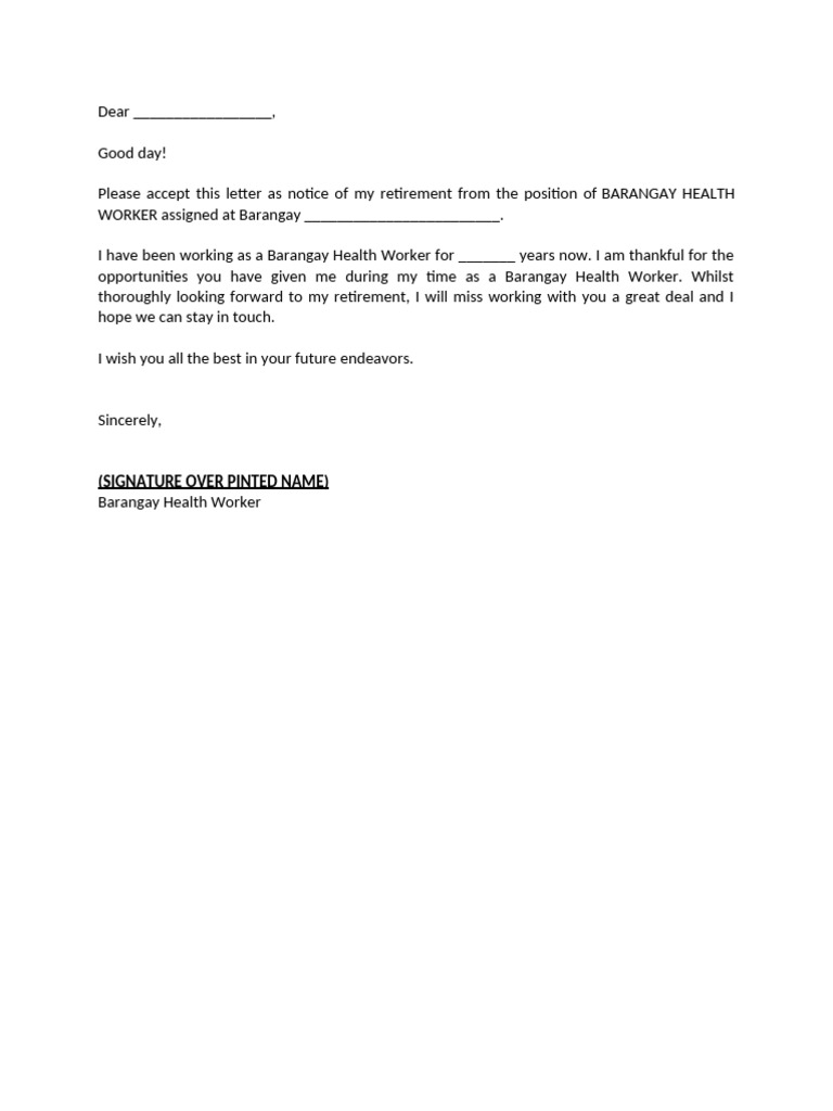 BHW Letter | PDF