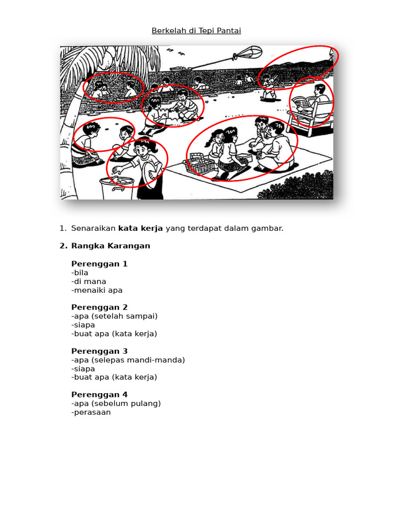Aktiviti Berkelah di Tepi Pantai | PDF