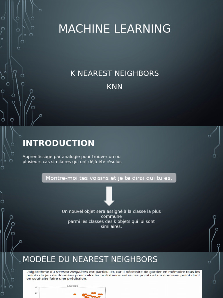 MACHINE Learning Knn | PDF | Apprentissage automatique | Mathématiques appliqués