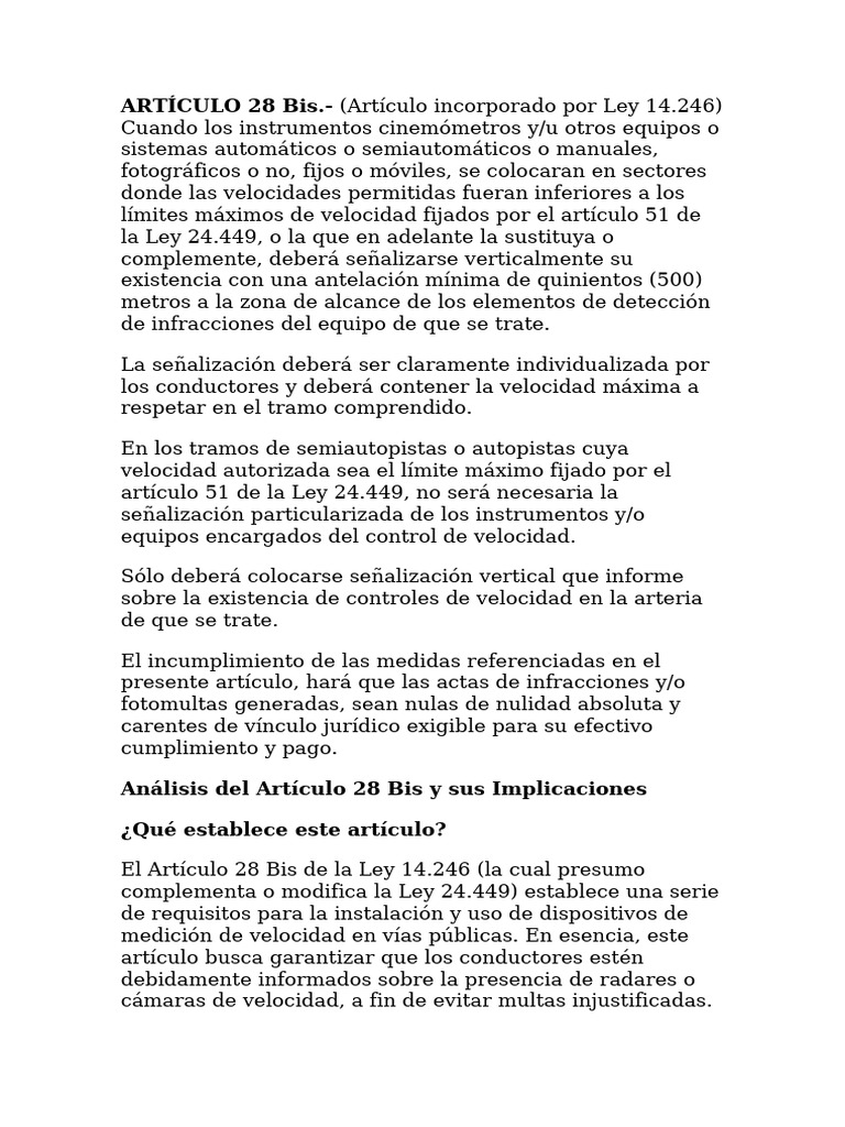 ARTÍCULO 28 Bis | PDF | Multa (pena) | Patentar