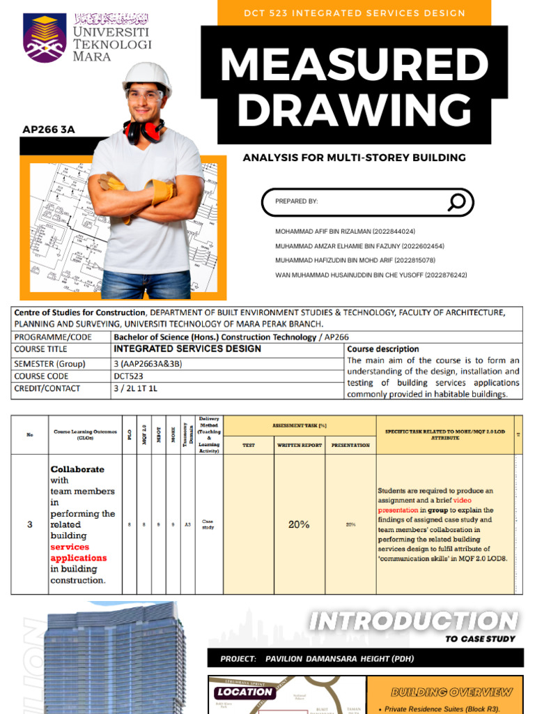 DCT 523 Measured Drawing Analysis Group 3 | PDF | Fuse (Electrical ...