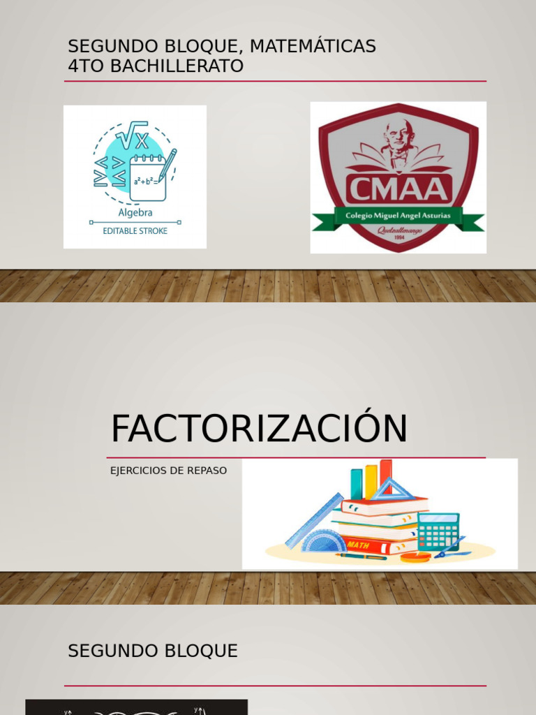 caso 6 de factorización | PDF
