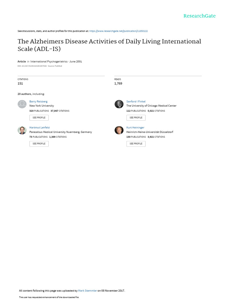 the-alzheimer-s-disease-activities-of-daily-living-international-scale ...