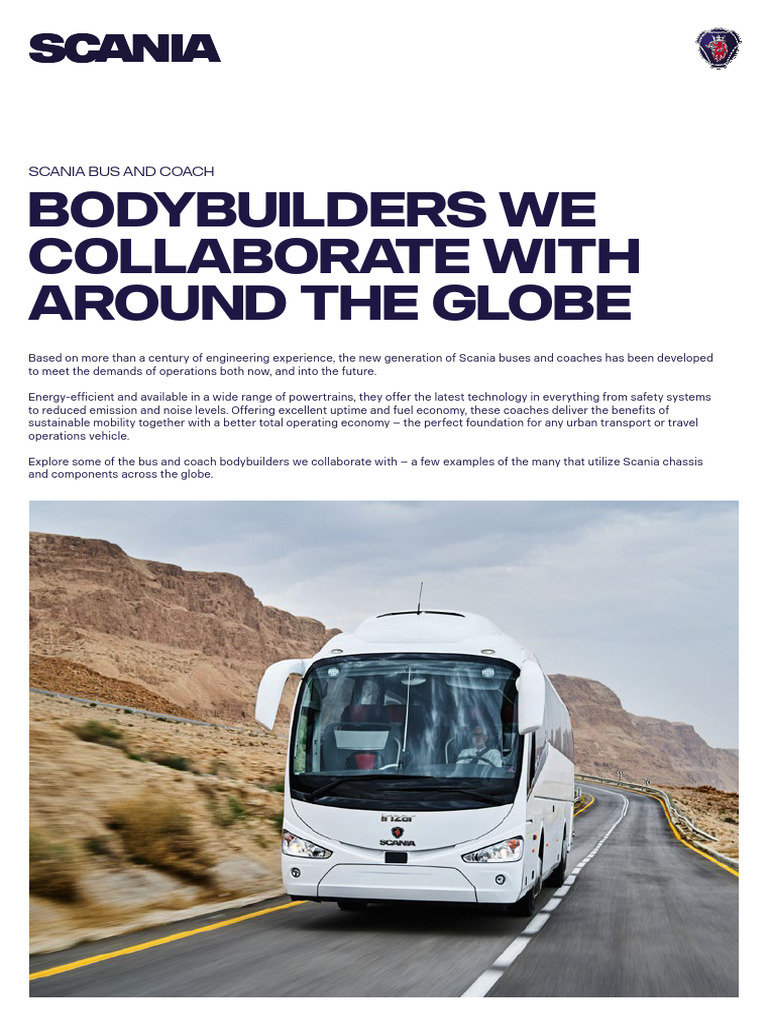 Scania_Bus_Bodybuilders_C1 | PDF | Vehicles | Motor Vehicle