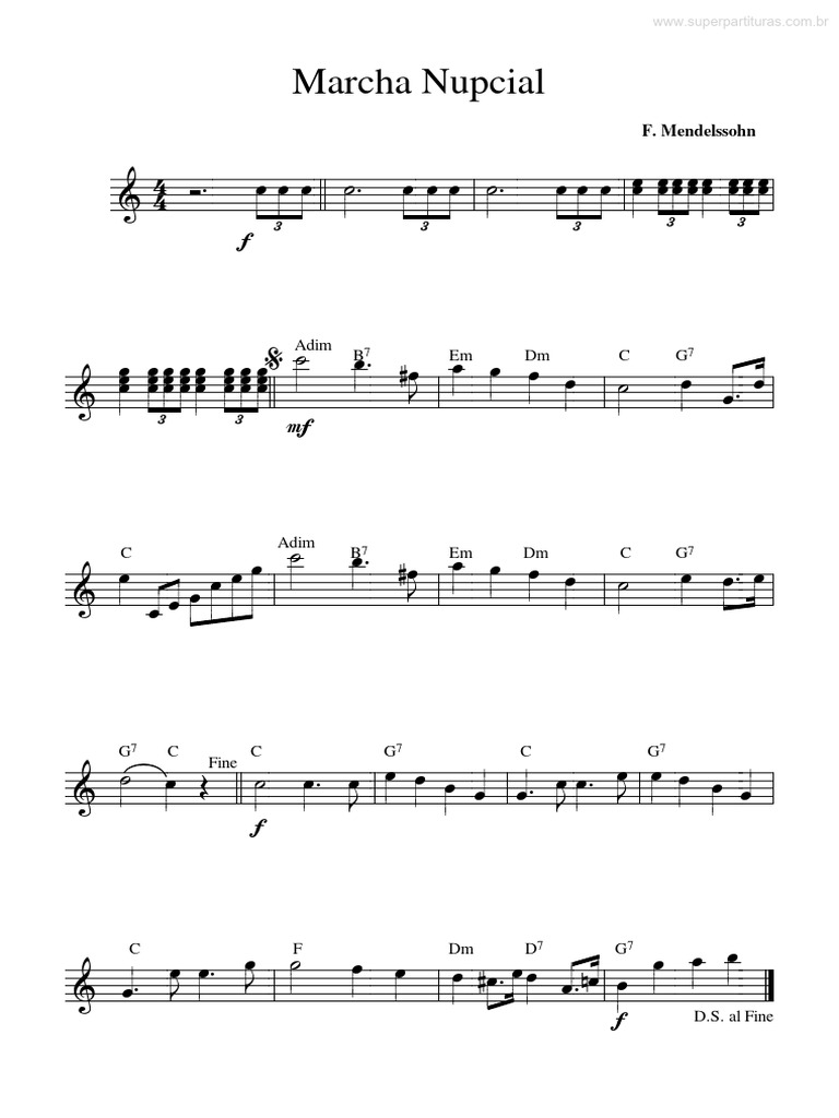 Marcha Nupcial - Violino | PDF