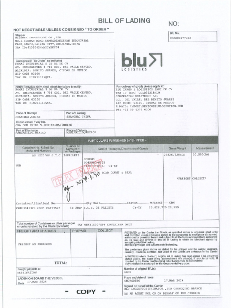 23SL16556F TLX BL | PDF