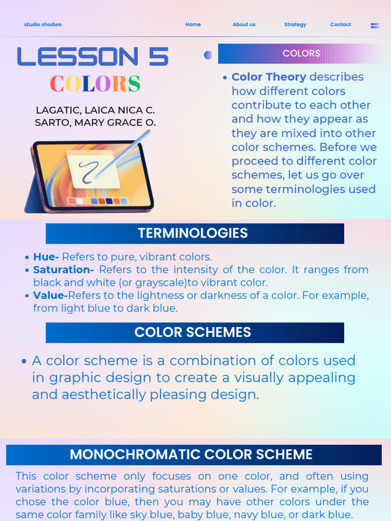 Lesson 3. Layout & Design | PDF