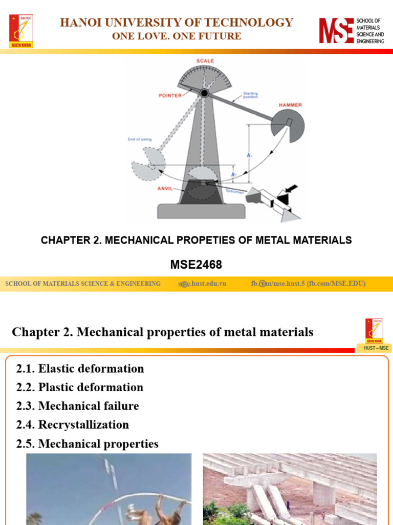 Ch2. Mechanical Propeties of Metal Materials - Final | PDF | Deformation (Engineering ...