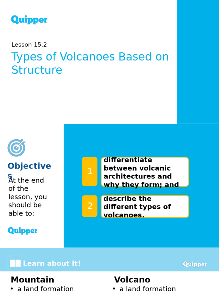 Science 9 15.2 Types of Volcanoes Based On Structure | PDF | Volcano | Lava