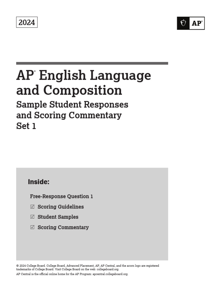 Ap24 Apc English Language q1 Set 1 | PDF | Argument
