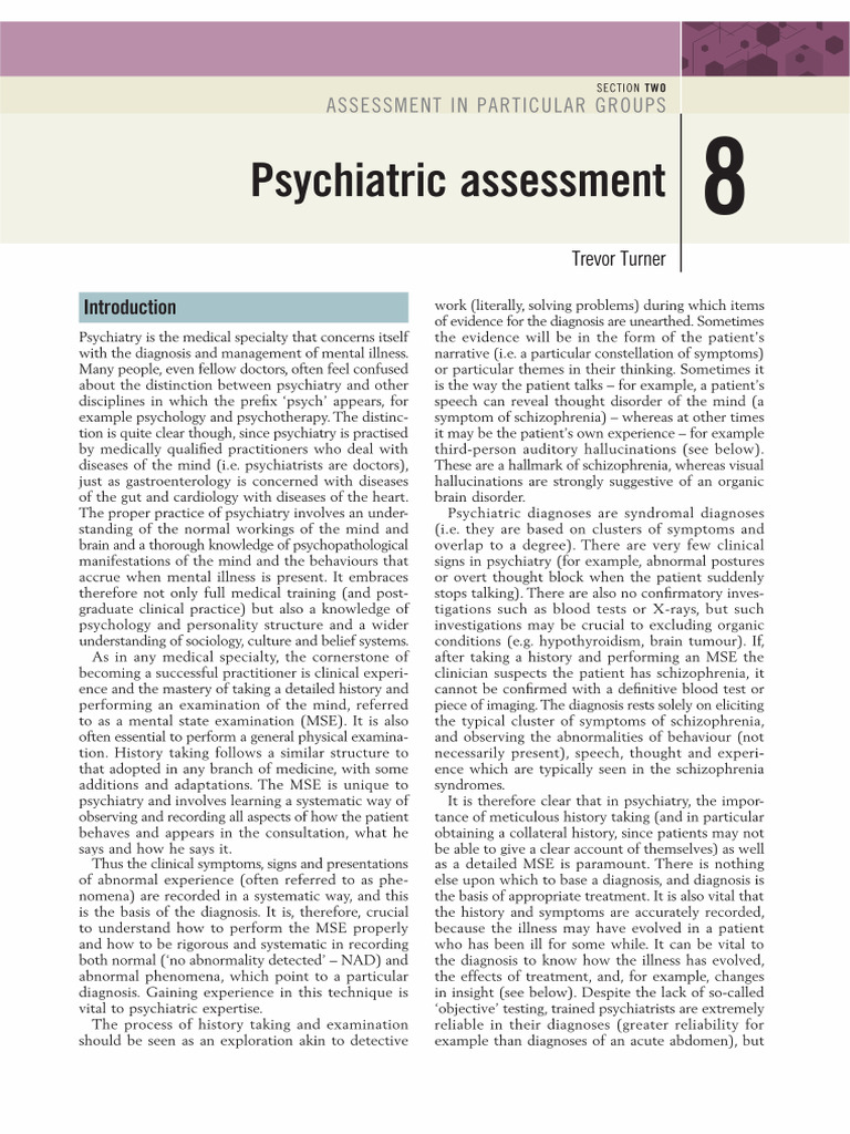 Hutchinson Psychiatry | PDF