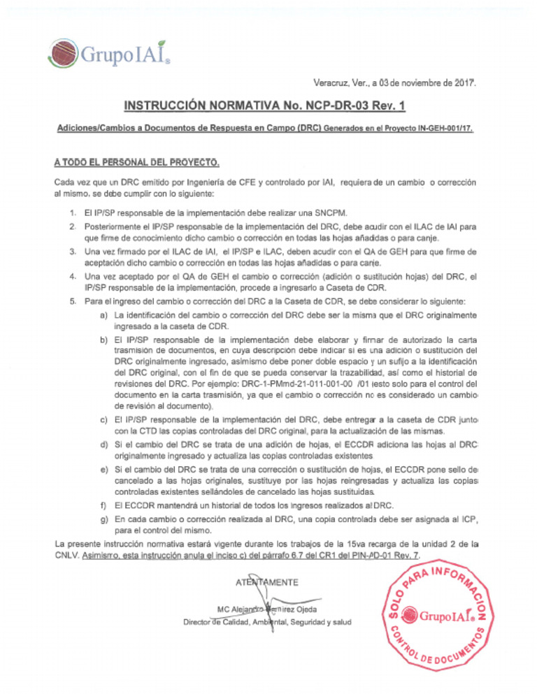 NCP-DR-03 Rev. 1 S.Inf | PDF