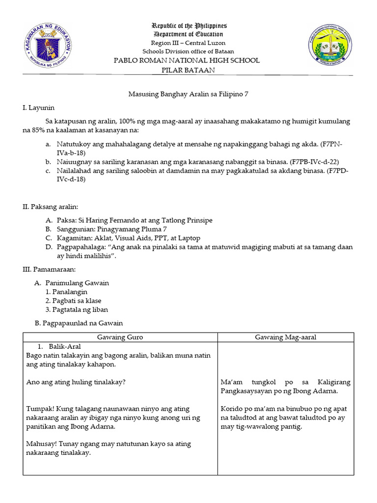 DLP - Si Haring Fernando at Ang Tatlong Prinsipe | PDF