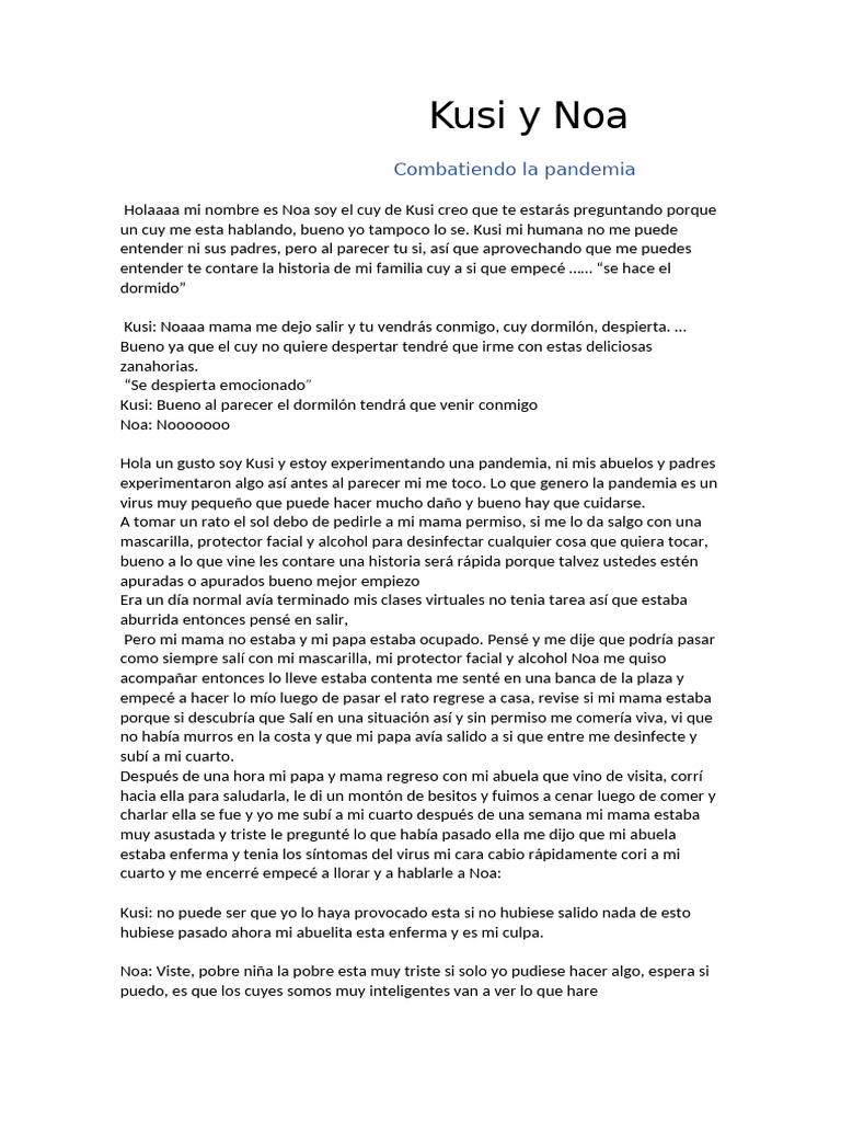 Kusi y Noa | PDF