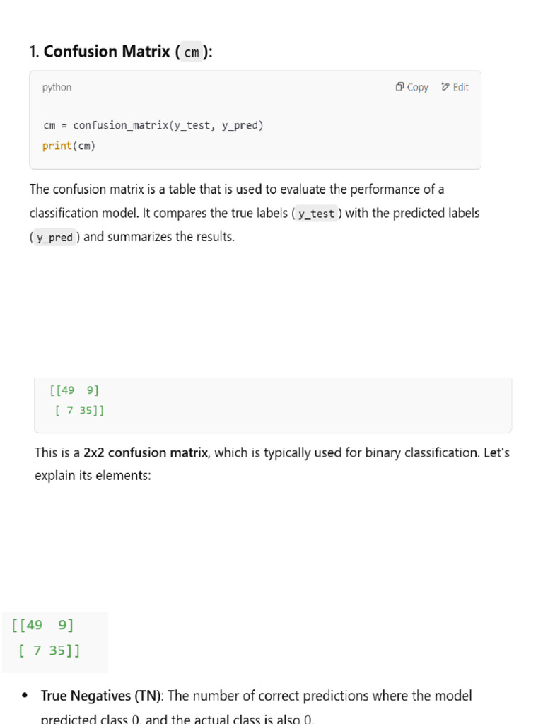 4 Confusion Matrix | PDF