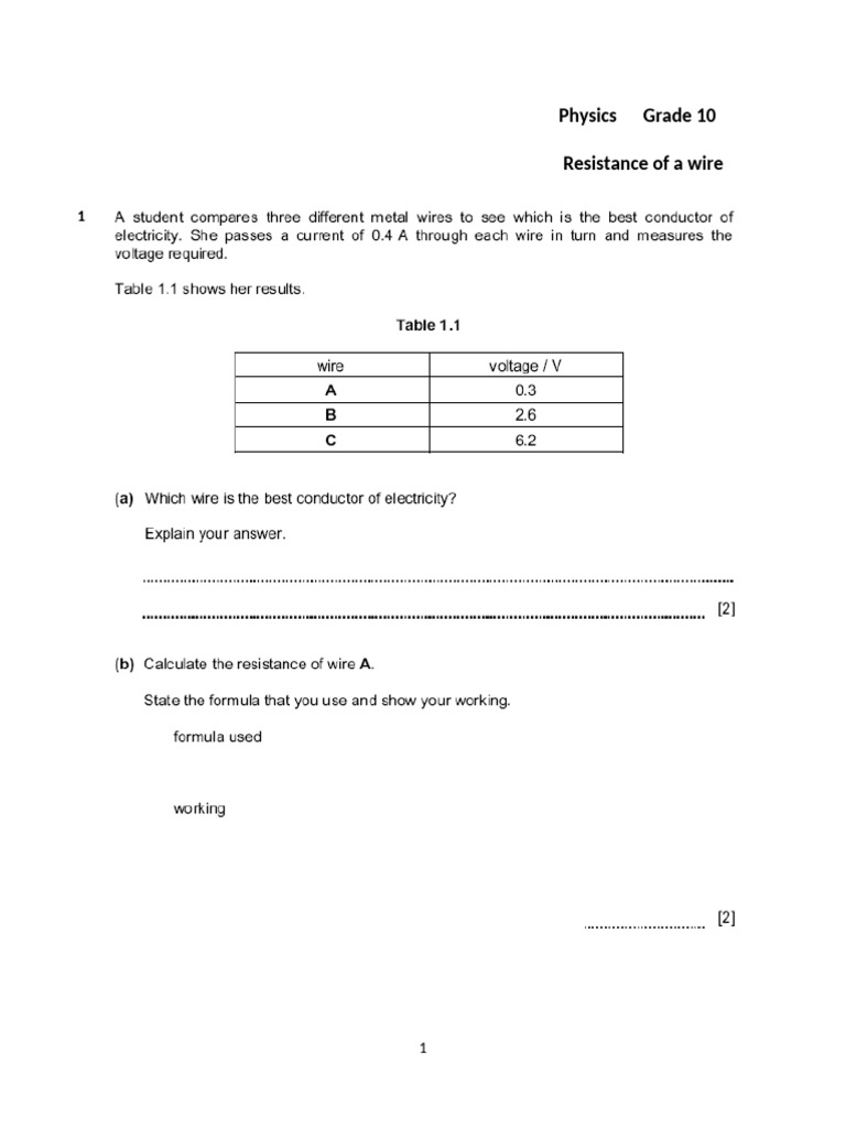 Resistance_of_a_wire_str | PDF