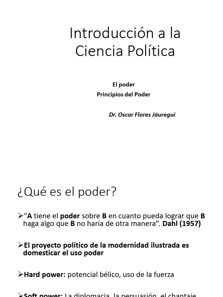 1 - El Poder | PDF