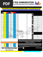 FedEx New Tariff 2025 | PDF | Payments | Freight Transport