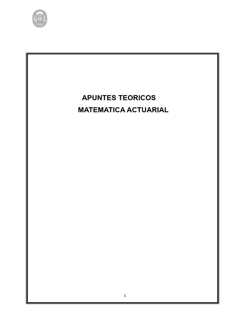 Cuadernillo Actuarial | PDF | Teoría de probabilidad | Aleatoriedad