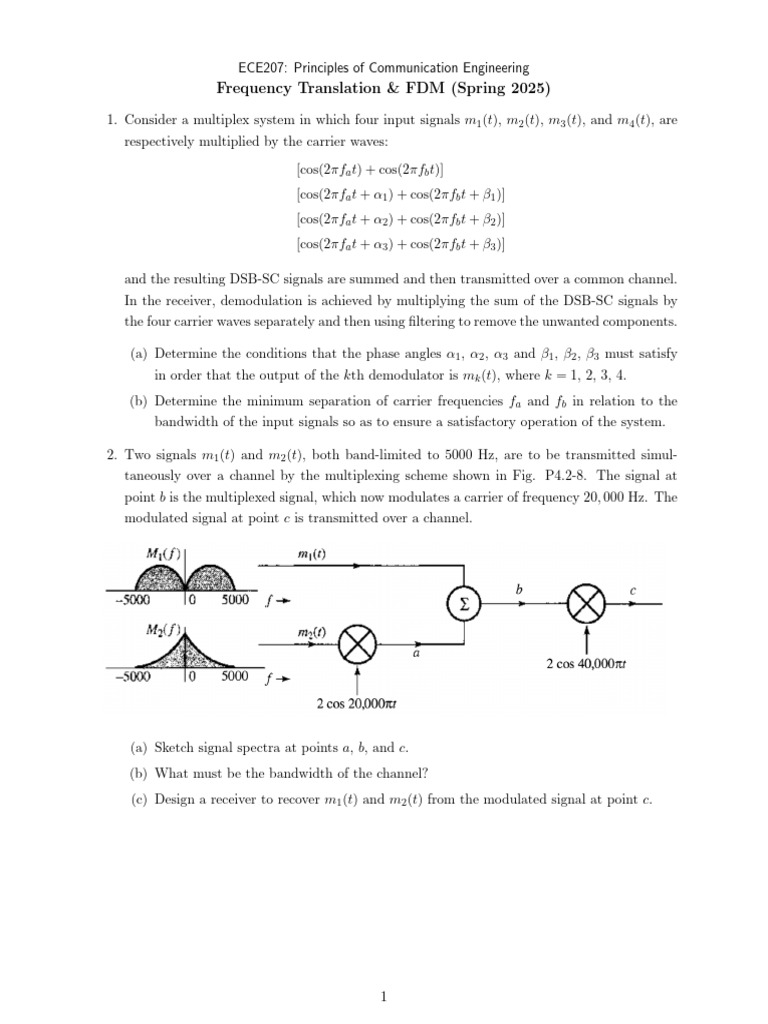 Frequency Translation in Communication Systems | PDF