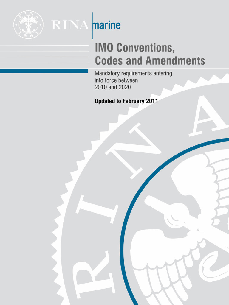 Imo Convention Feb2011 | PDF | Ships | Shipping