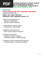Runyankore Bible Overview and Guidance | PDF