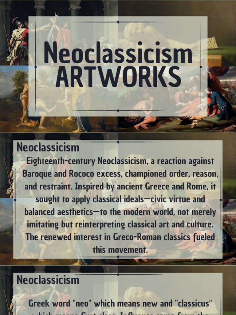 NEOCLASSICISM | PDF