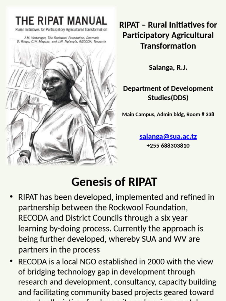 Rd Presentation on RIPAT students - Copy | PDF | Agriculture