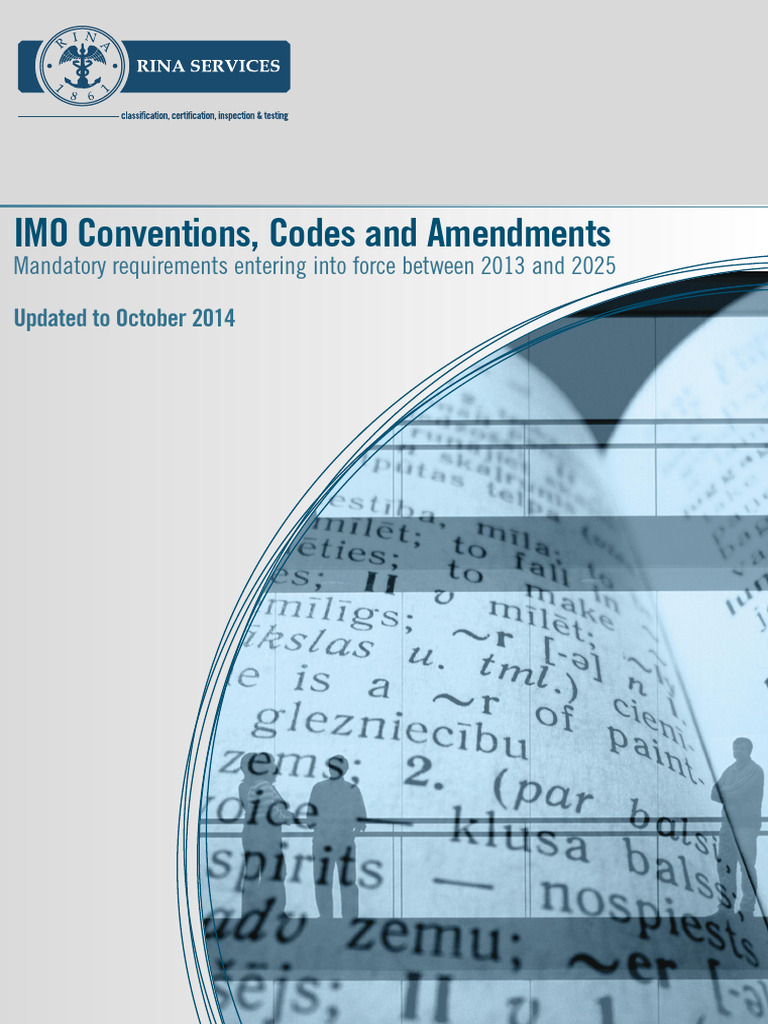Imo Convention2014 | PDF | Shipping | Water Transport