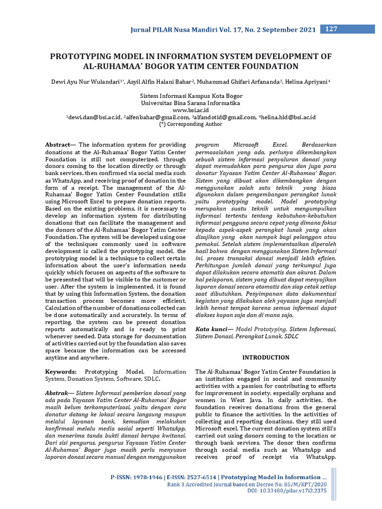 Prototype | PDF | Software Prototyping | Databases