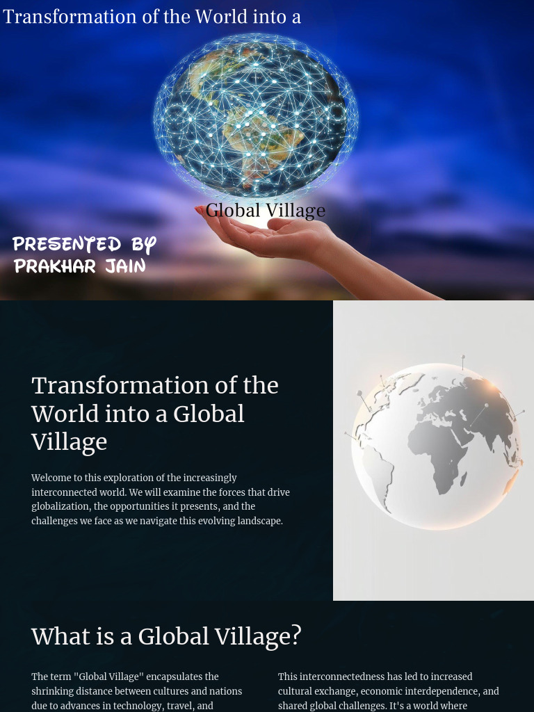 Globalization: A World Connected | PDF | Globalization | Sustainable ...