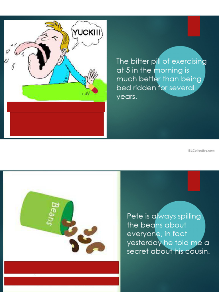 Idioms - Speaking Activity | PDF