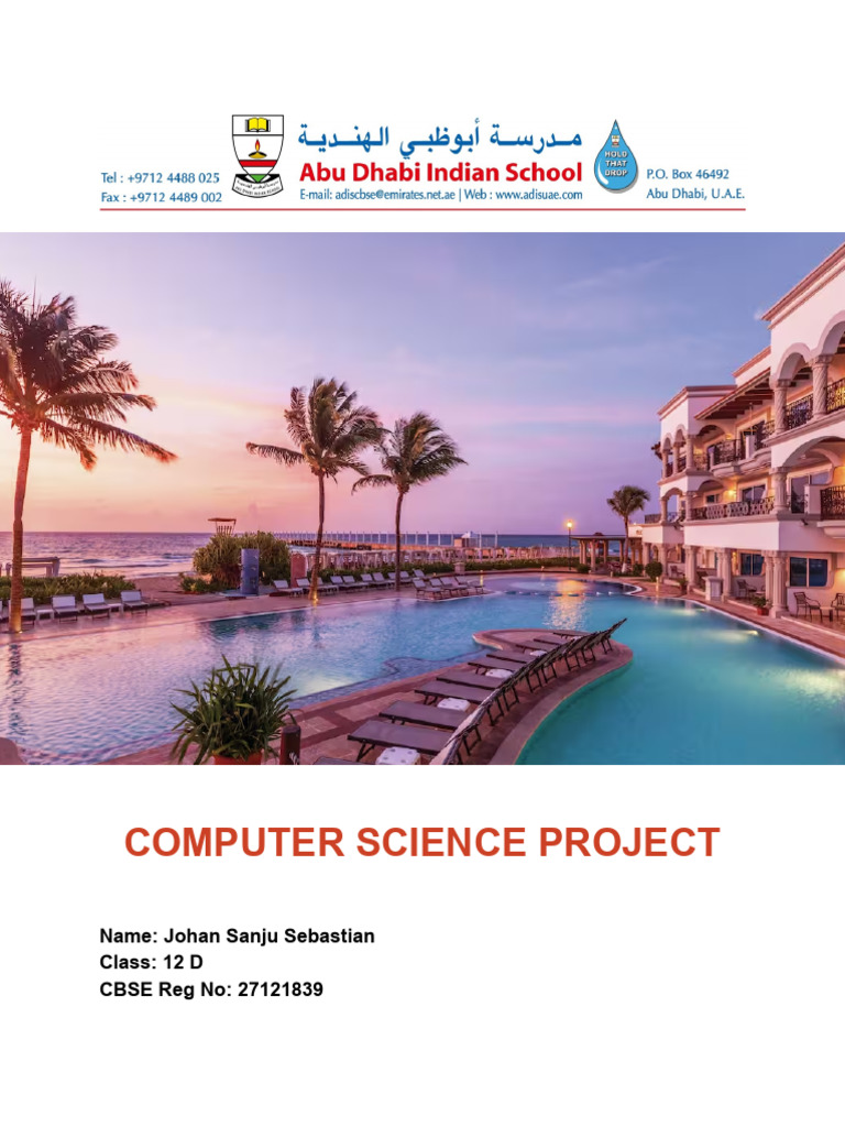 CS Project Synopsis - Johan | PDF | Graphical User Interfaces | Point ...