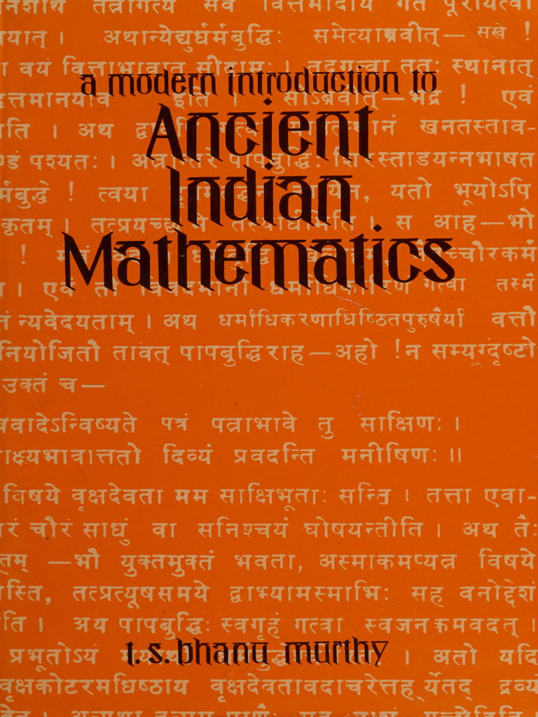 A Modern Introduction To Ancient Indian Mathematics | PDF | Prime ...