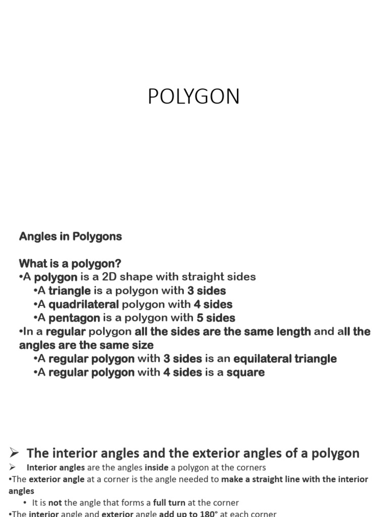 POLYGON | PDF