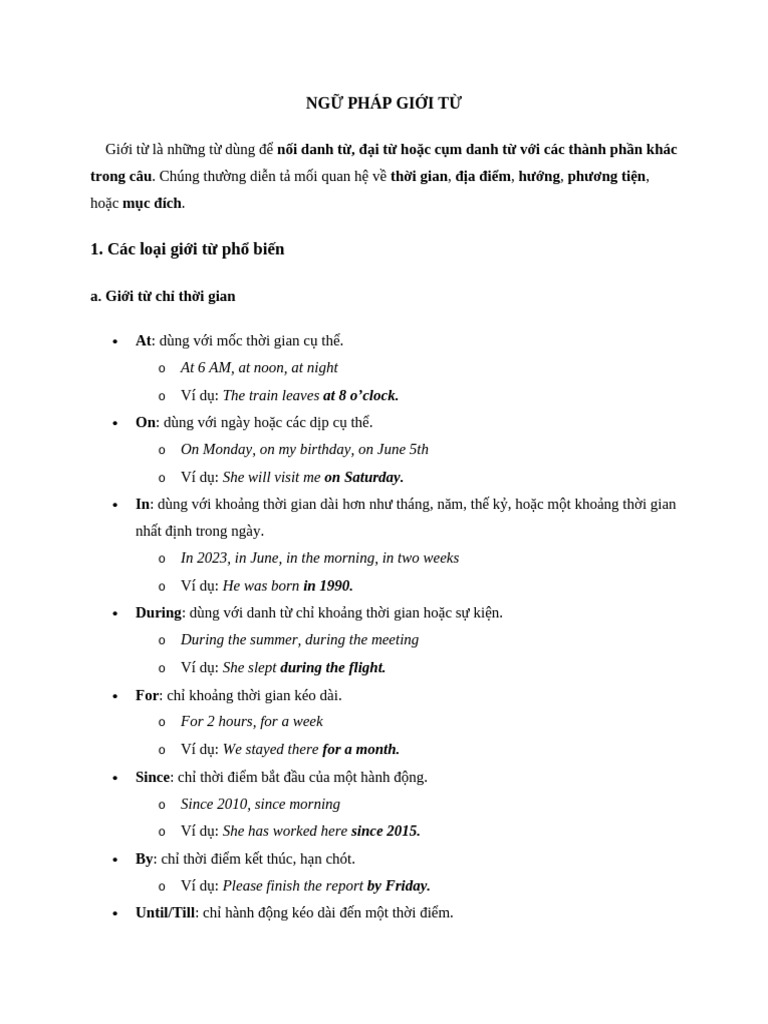 NG Pháp Gi I T | PDF