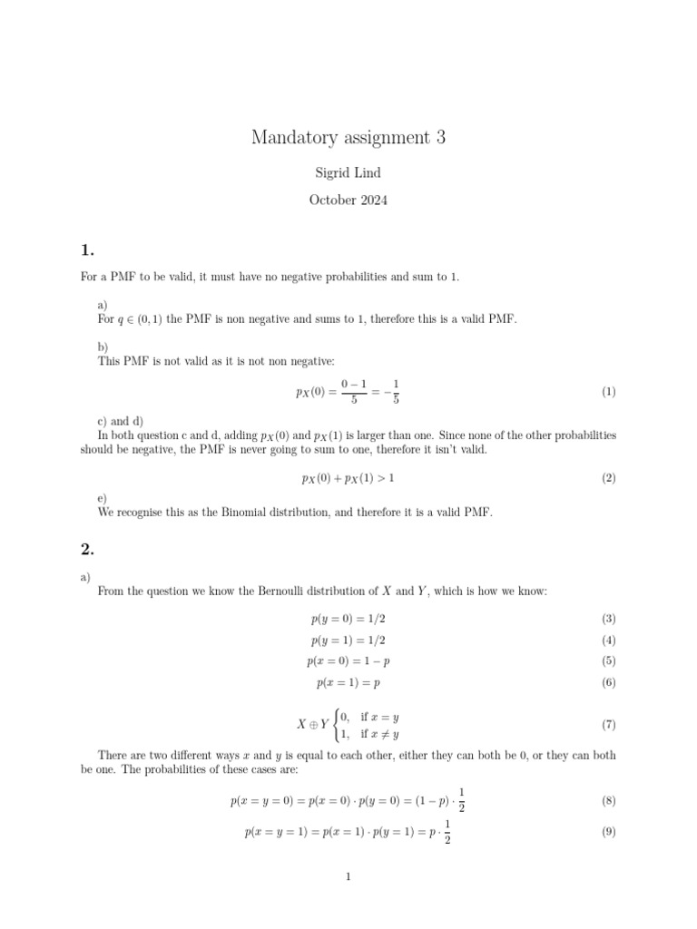 Probability_3 (1) | PDF | Probability Theory | Statistical Theory